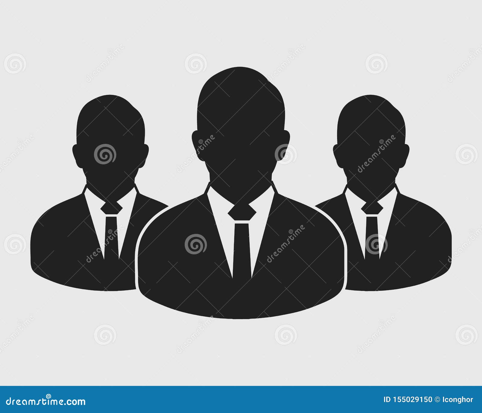 Corporate Team Icon. stock vector. Illustration of company - 155029150