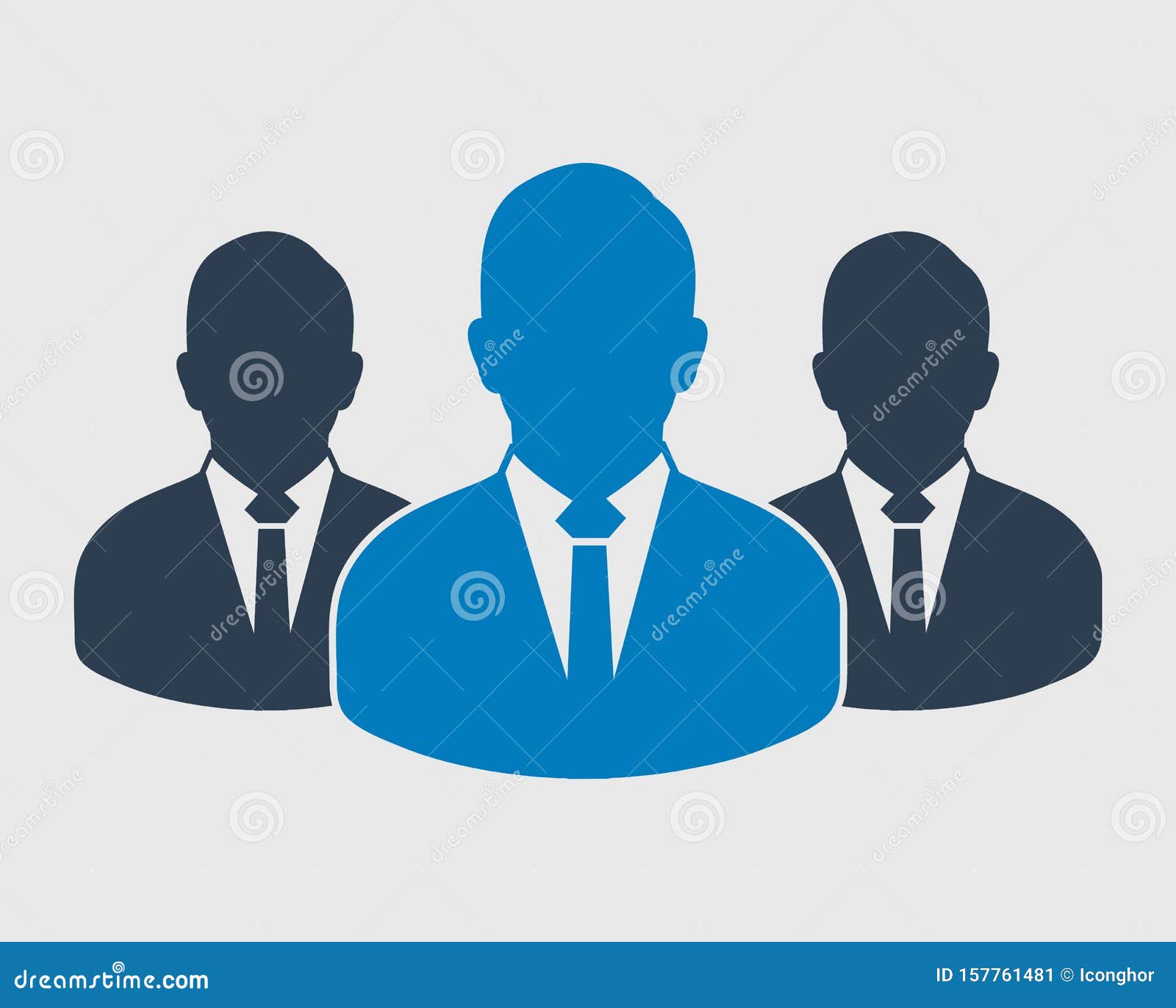 Corporate Team Icon. stock vector. Illustration of business - 157761481
