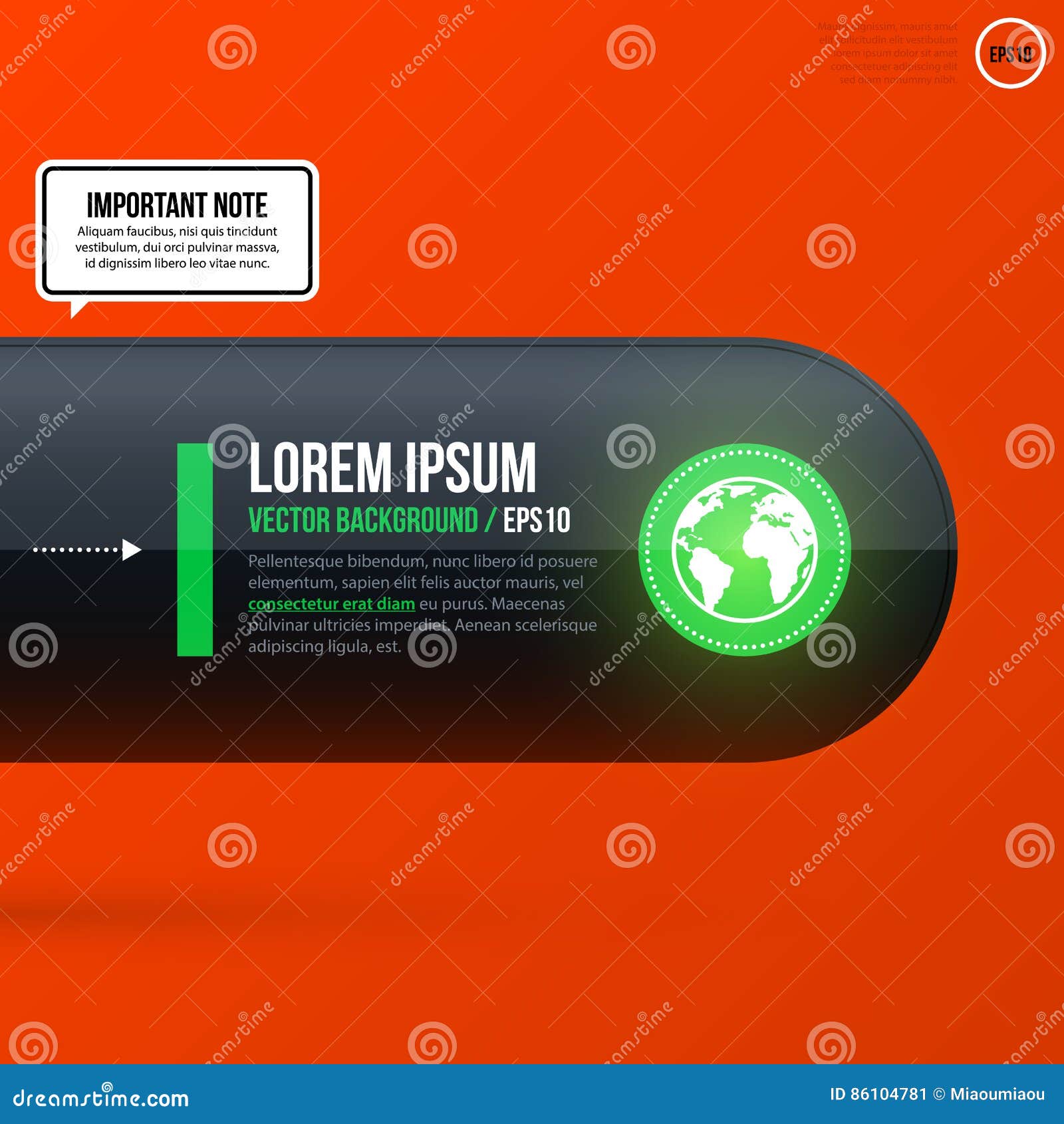 Corporate Text Background Template Stock Vector - Illustration of ...