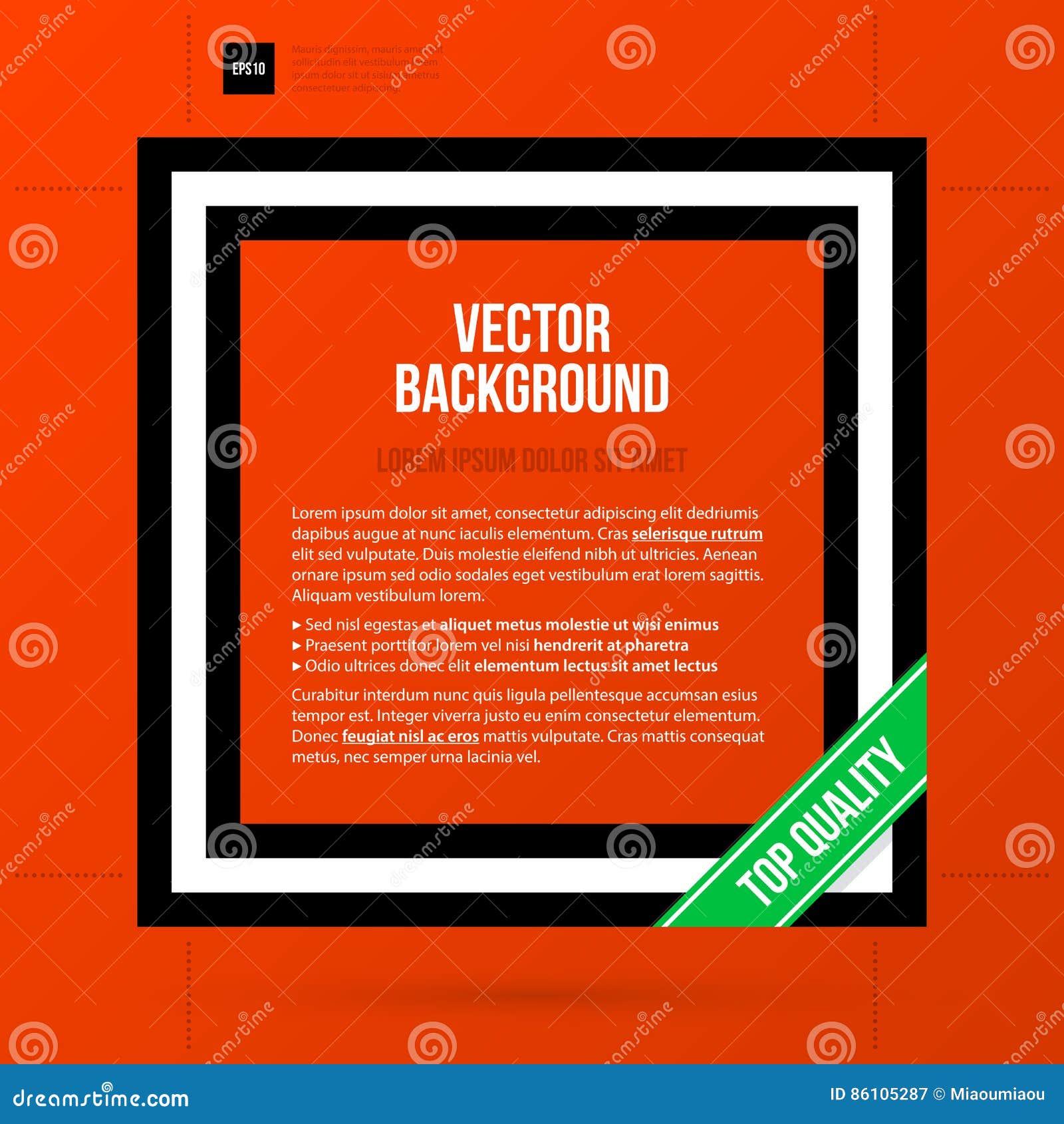 Corporate Text Background Template Stock Vector - Illustration of ...