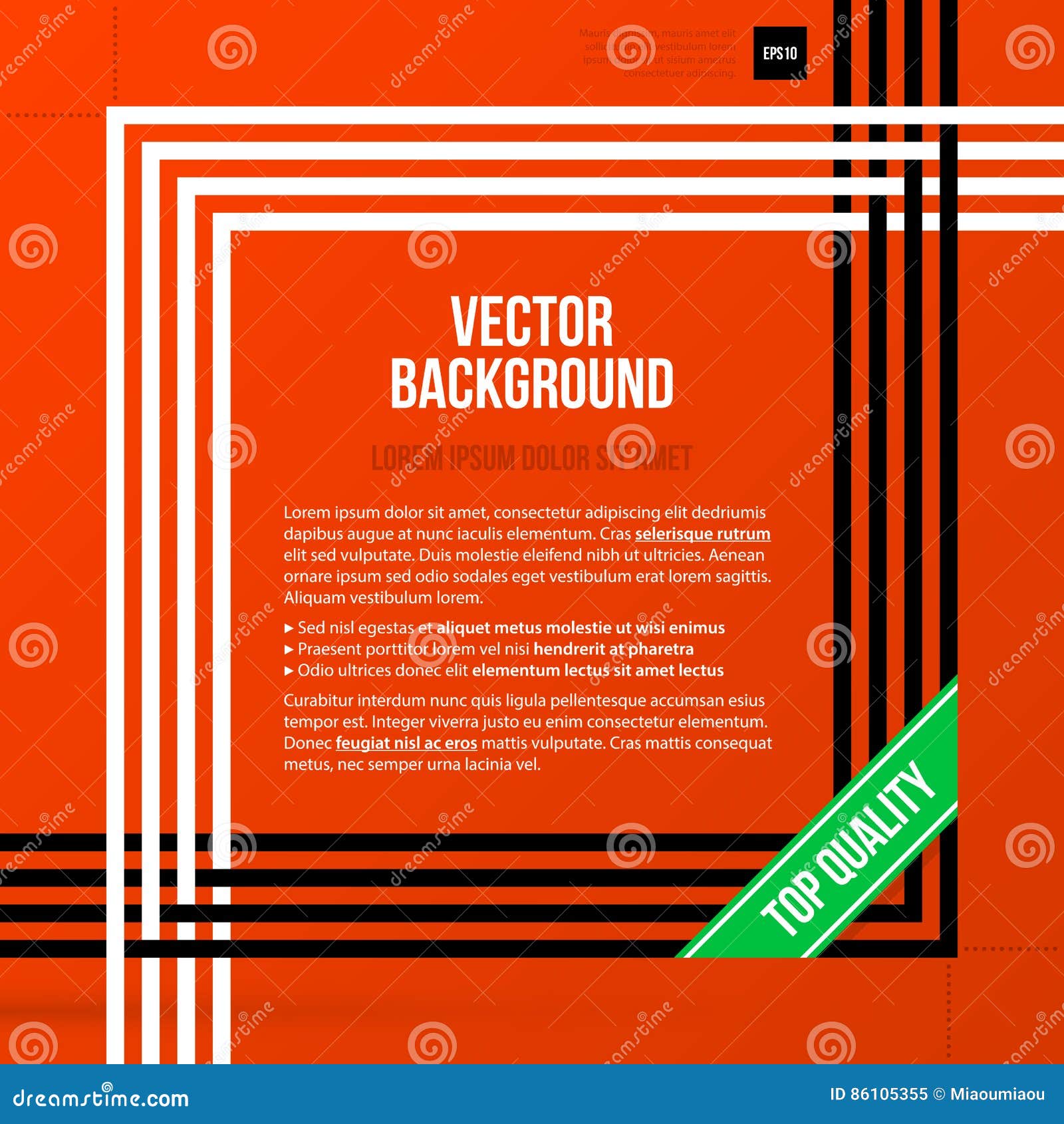 Corporate Text Background Template Stock Vector - Illustration of idea ...