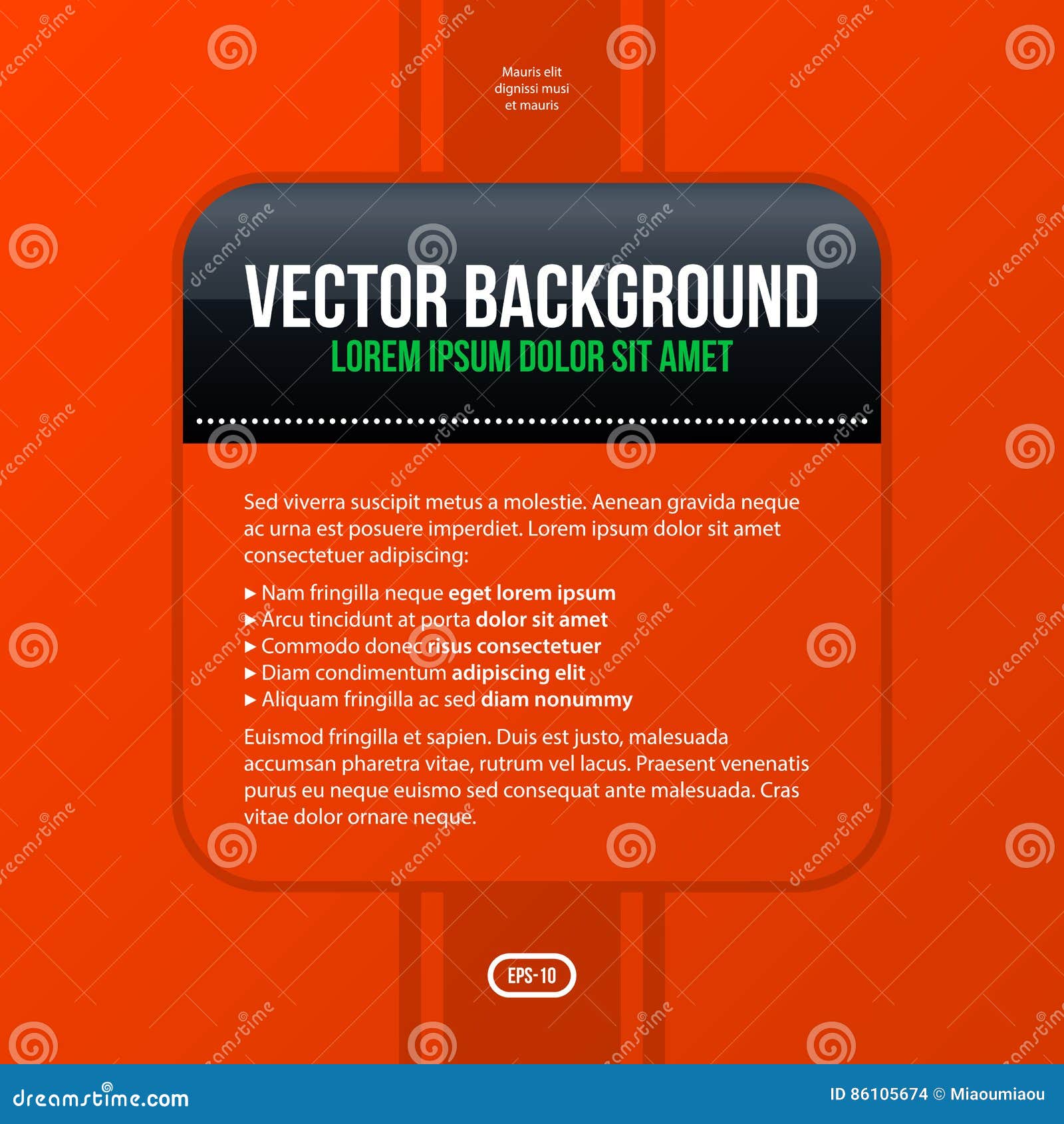 Corporate Text Background Template Stock Vector - Illustration of ...