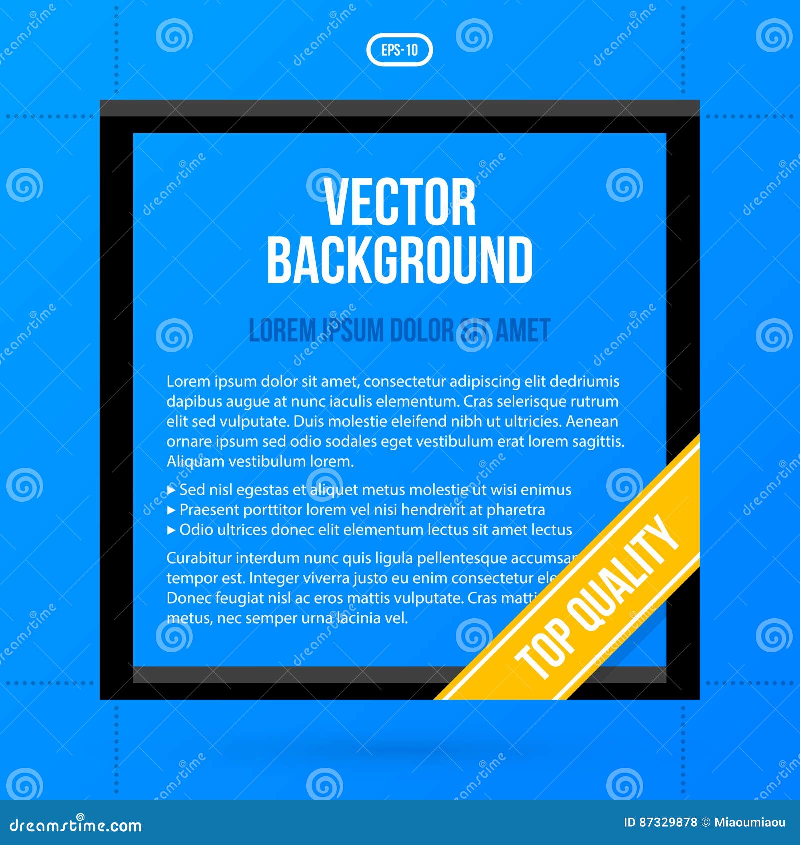 Corporate Text Background Template Stock Vector - Illustration of ...