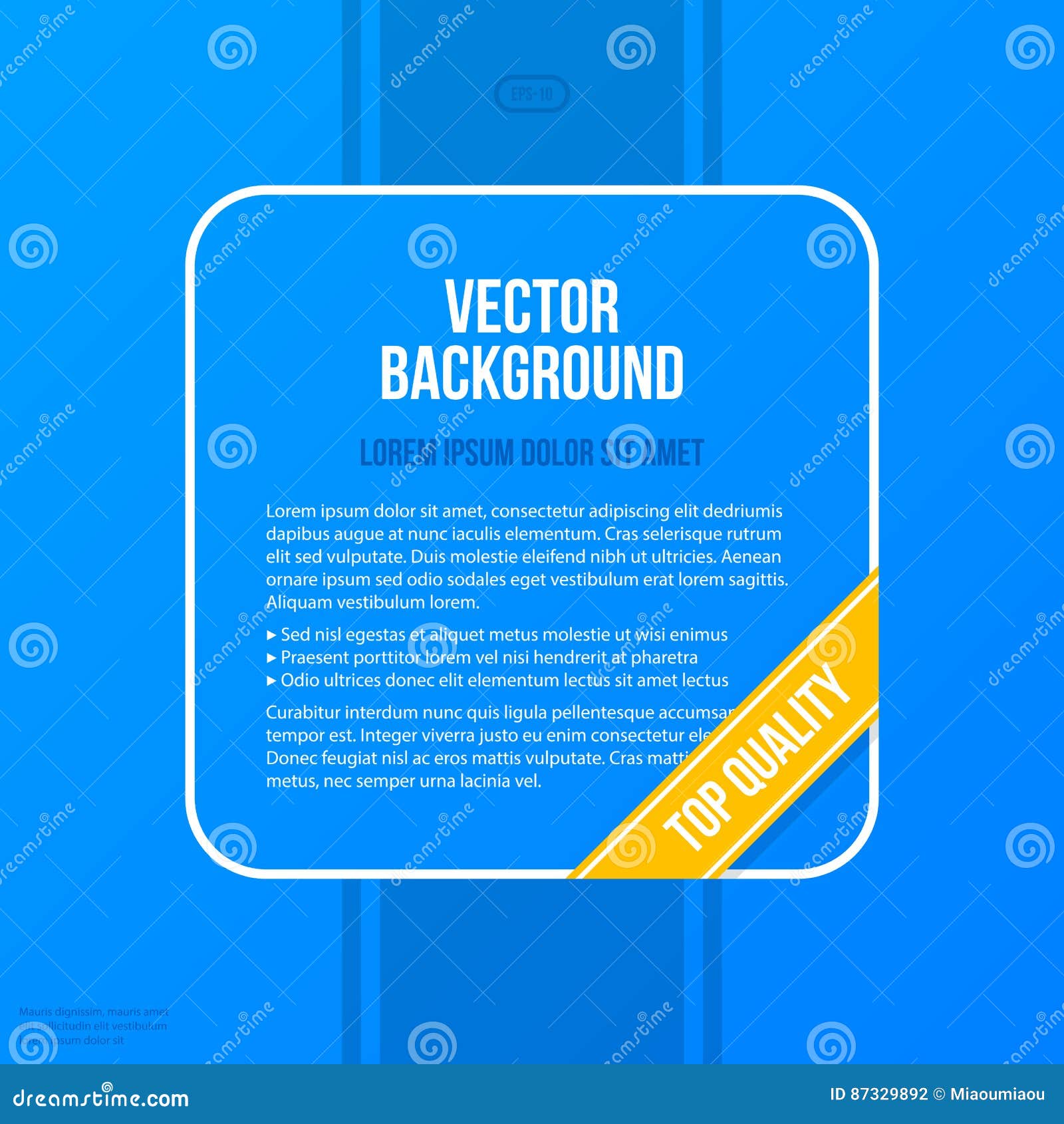 Corporate Text Background Template Stock Vector - Illustration of ...