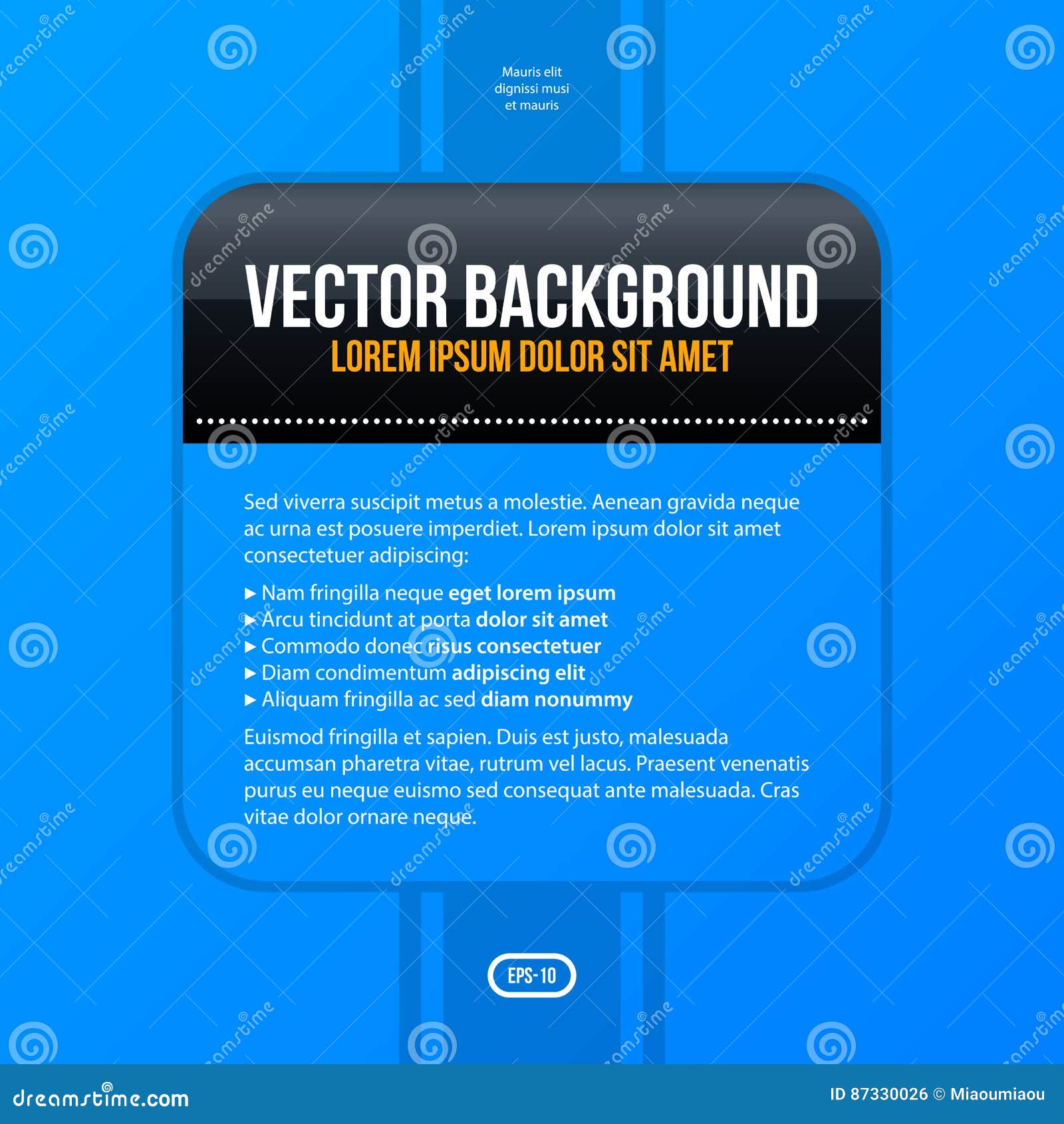 Corporate Text Background Template Stock Vector - Illustration of ...