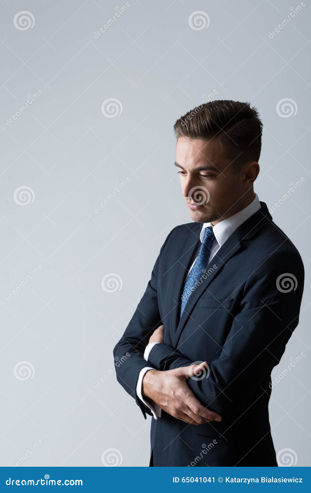 Corporate Thoughtful Businessman Stock Image - Image of fashion, boss ...