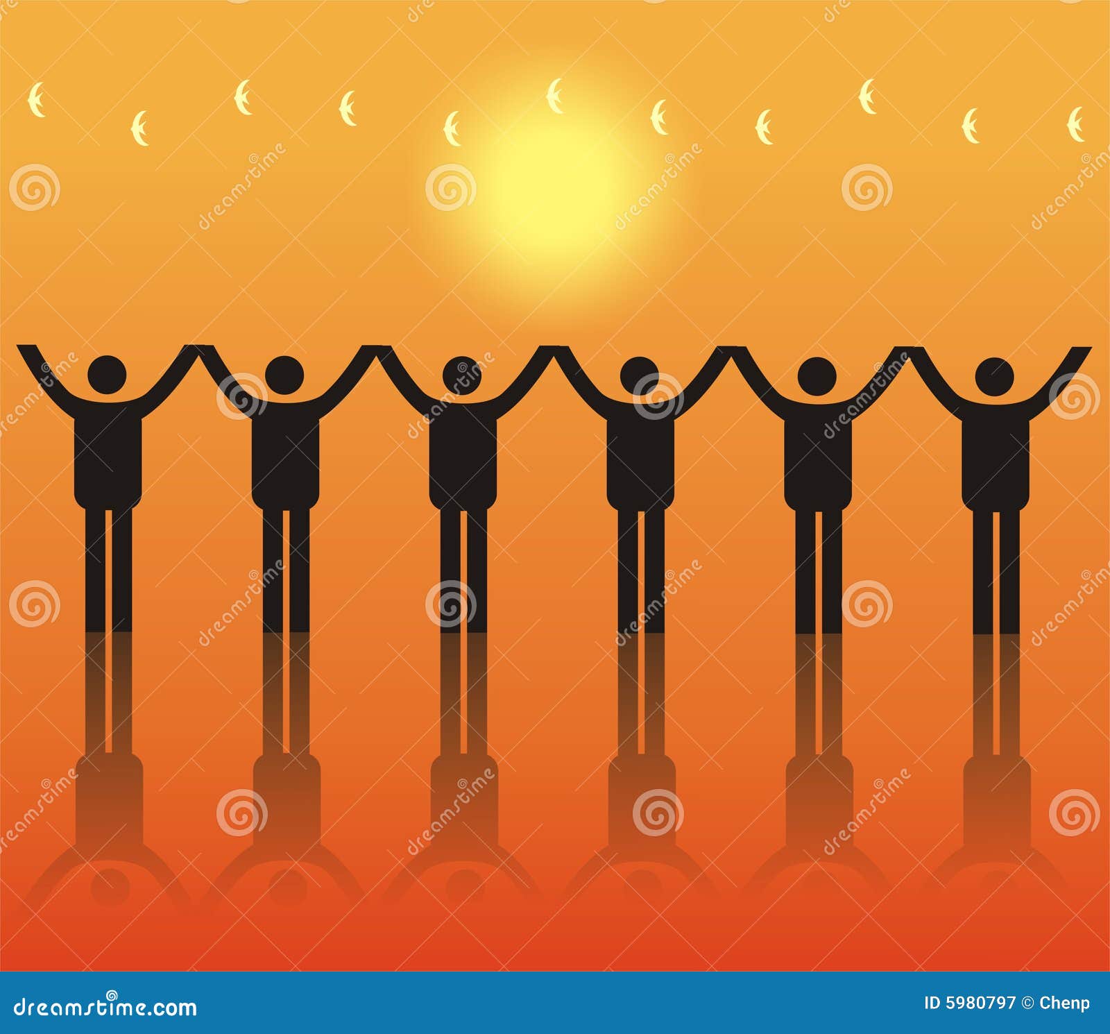 Corporate Troops. Cartoon Vector | CartoonDealer.com #5980797