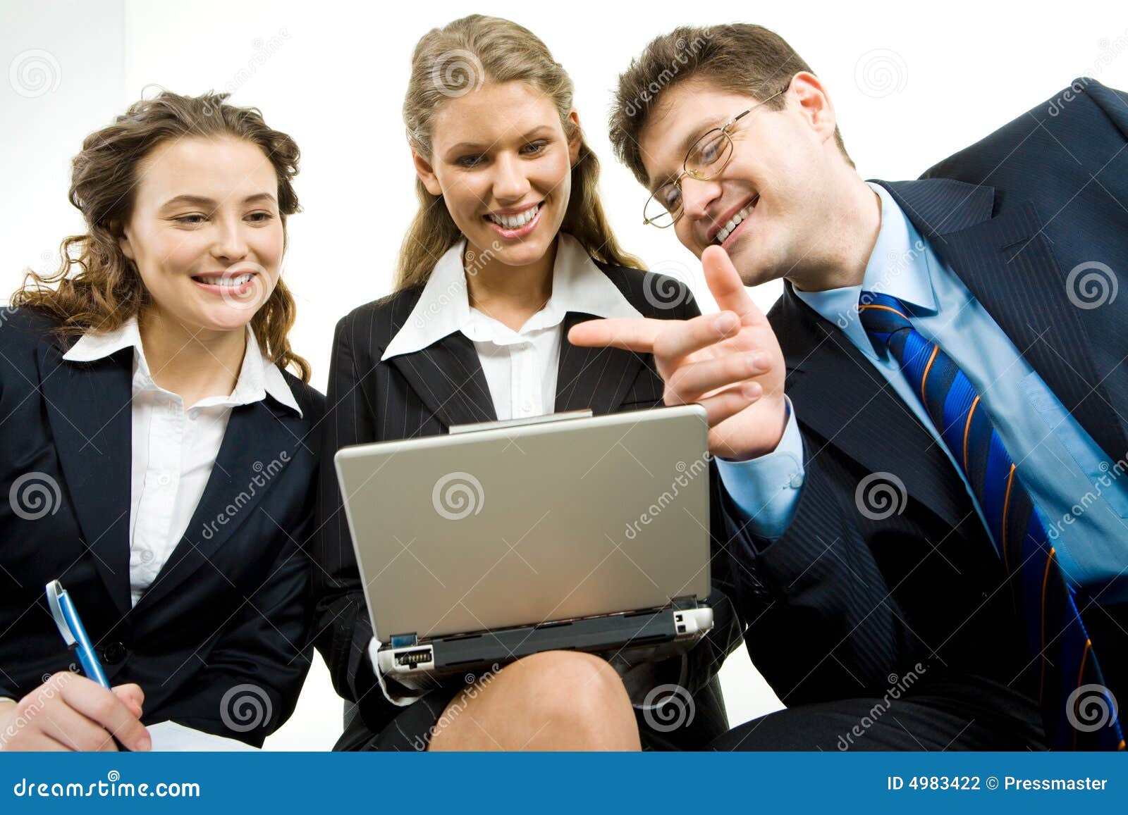 Corporate work stock photo. Image of businessgroup, communication - 4983422