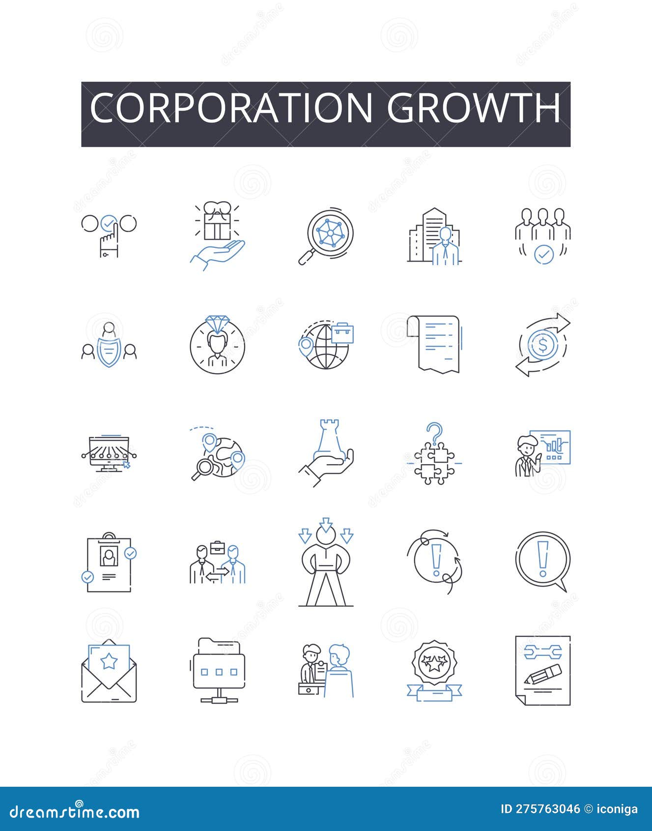 Enterprise Evolution Line Icons Collection. Growth, Adaptation ... Enterprise Evolution Line Icons Collection. Growth, Adaptation ...