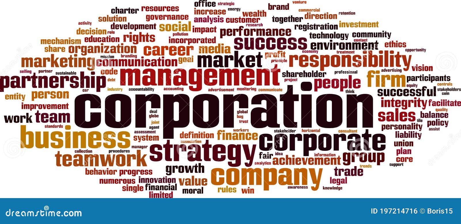 Corporation word cloud stock vector. Illustration of personality ...