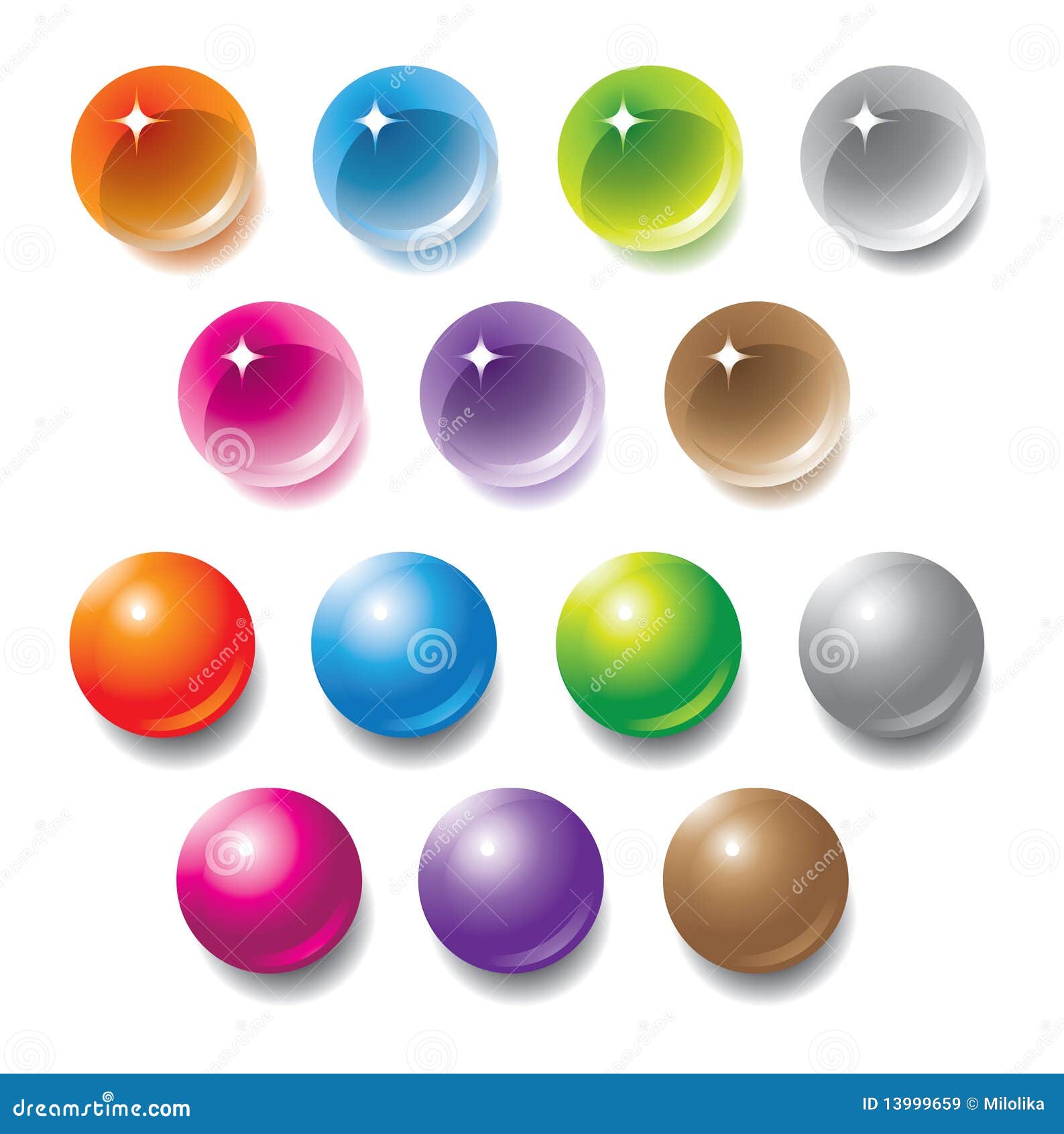 Corps Ronds Multicolores De Vecteur Illustration de Vecteur ...