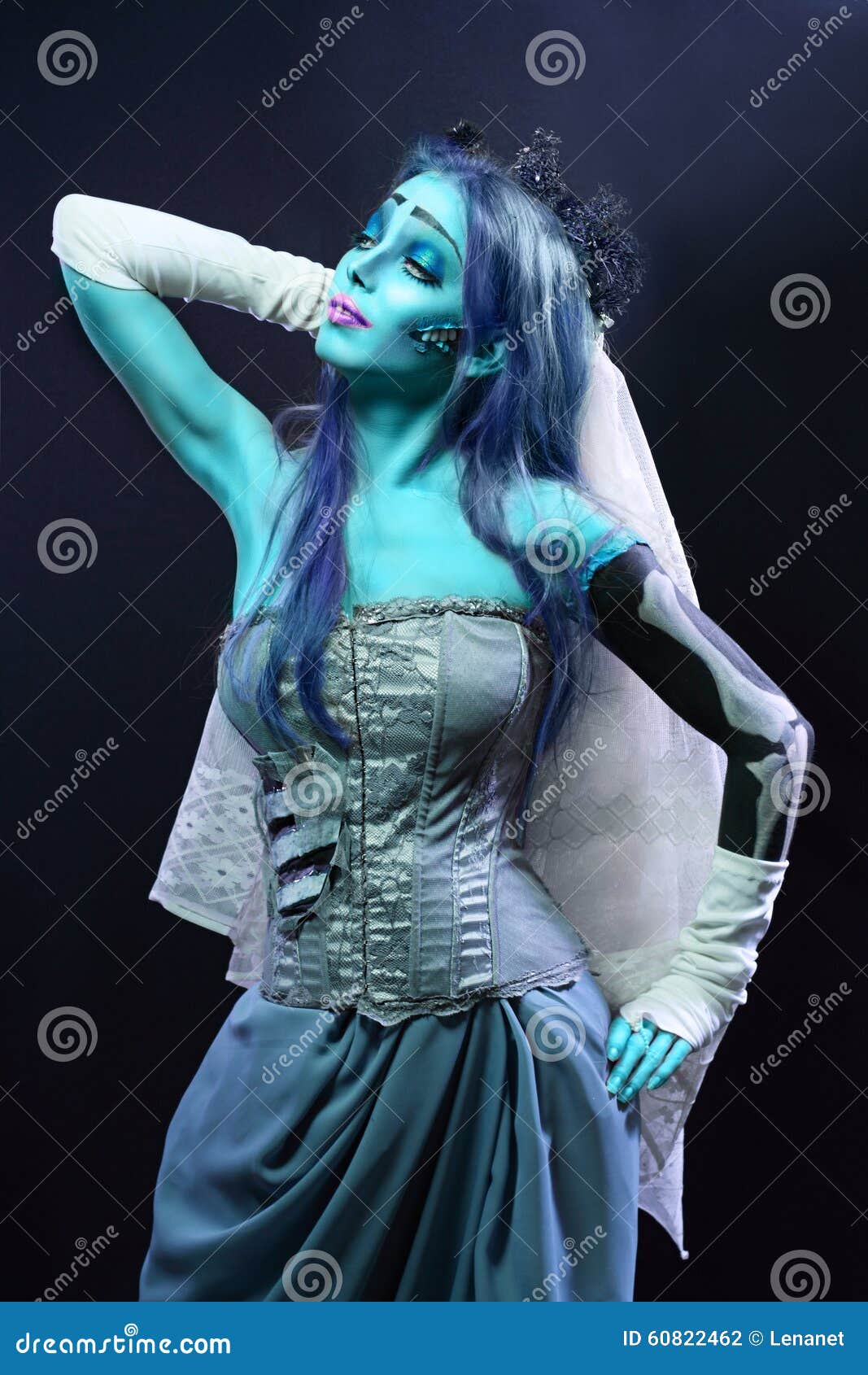 Corpse bride stock photo. Image of horror, model, bride - 60822462