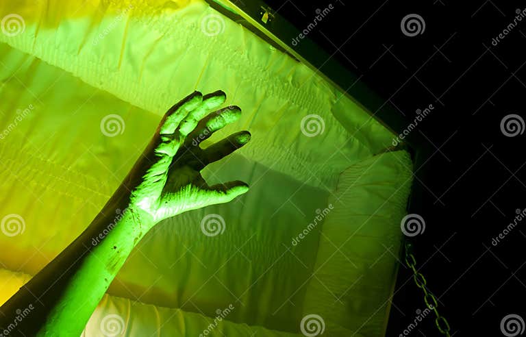Corpse Hand Reaching stock photo. Image of chain, funeral - 27077000