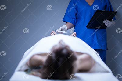Corpse of Woman in the Morgue Stock Image - Image of person, life: 45363157