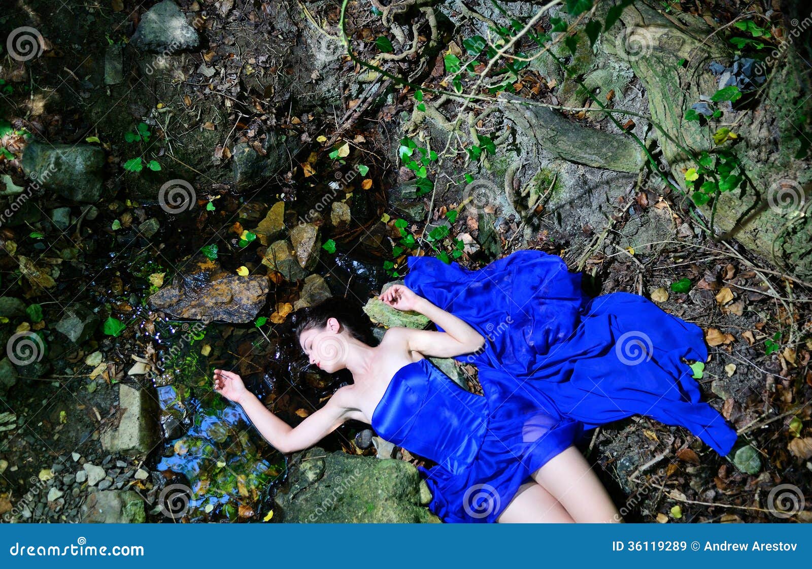 The Corpse of a Young Girl and Water Stock Image - Image of female ...