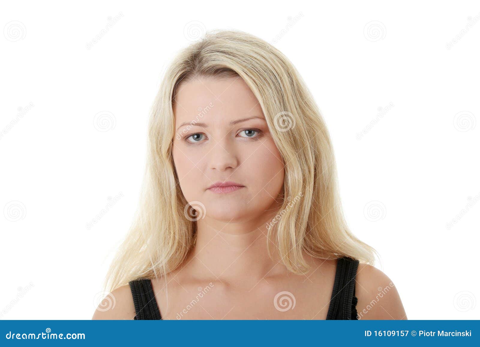 Corpulent woman stock image. Image of casual, portrait - 16109157