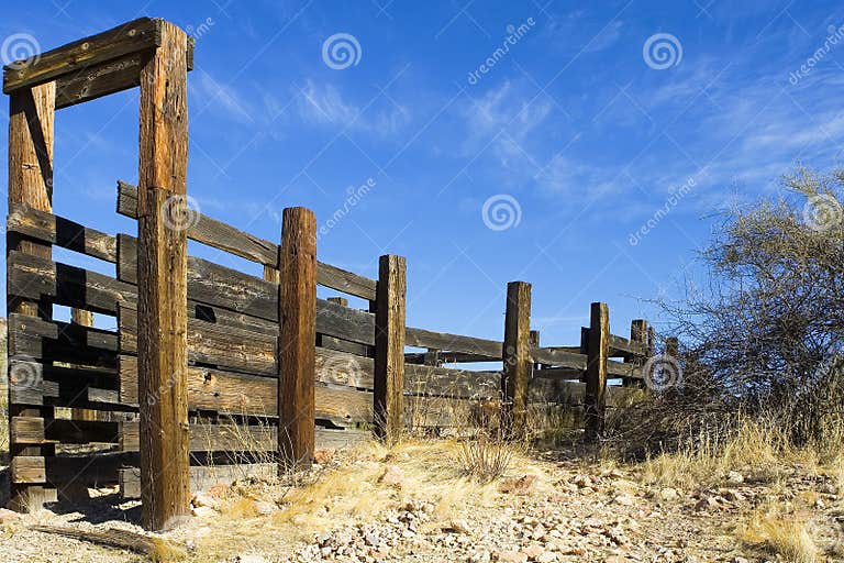Corral stock image. Image of bovine, deserted, morning - 8010103