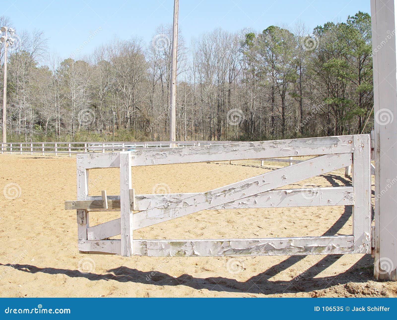 Corral Fence stock image. Image of enclosure, gate, wood - 106535