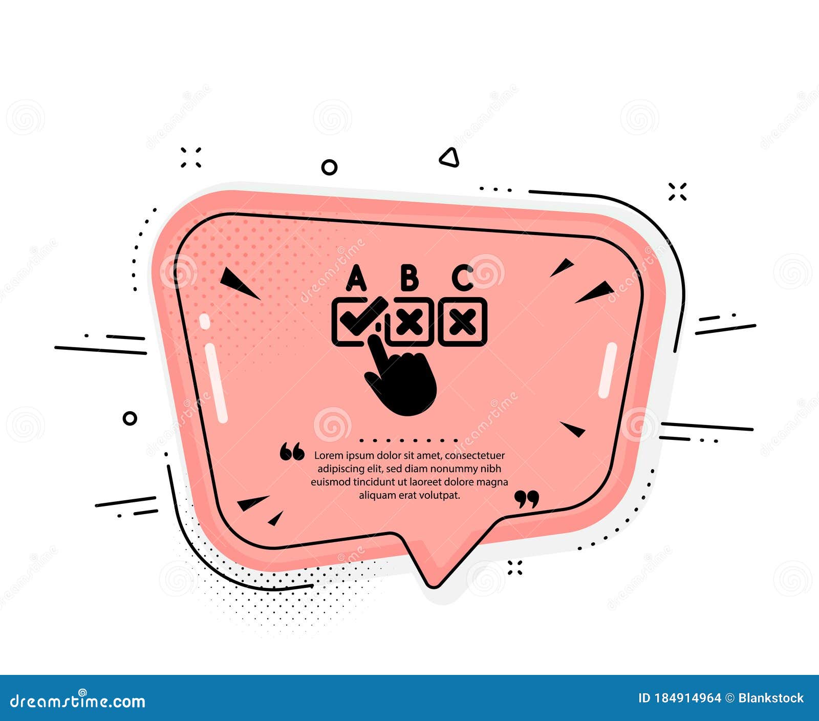 Correct Checkbox Icon. Select Answer Sign. Vector Stock Vector ...