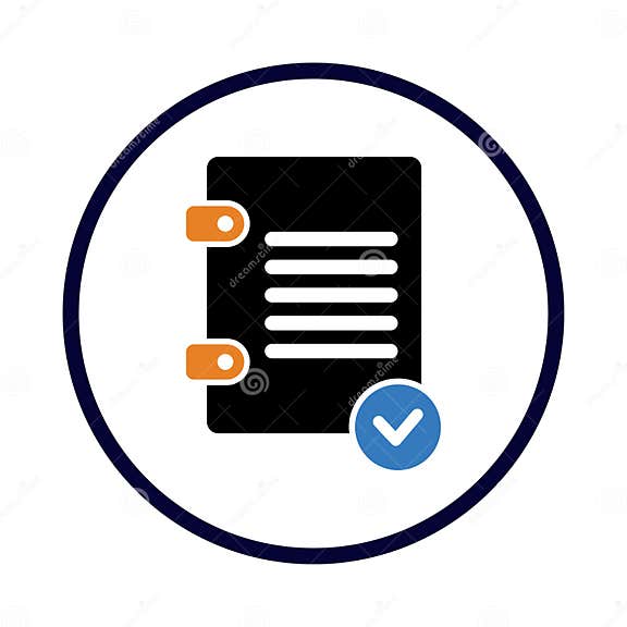 Correct, Document, Tick, Check, File, Correct Document Icon Stock ...
