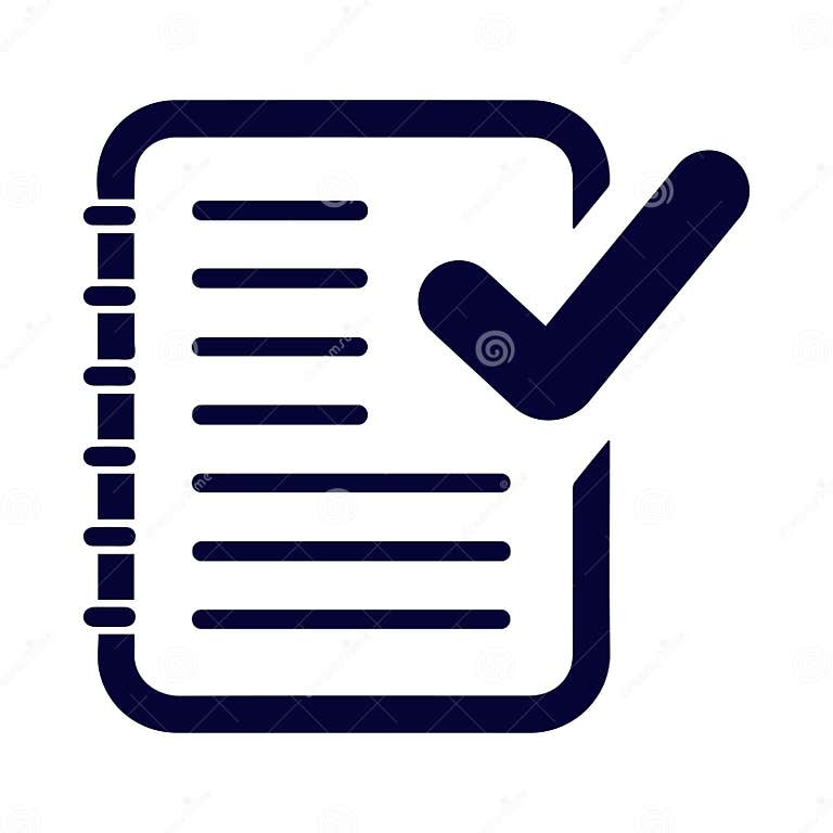 Correct, Document, Tick, Check, File, Correct Document Icon Stock ...