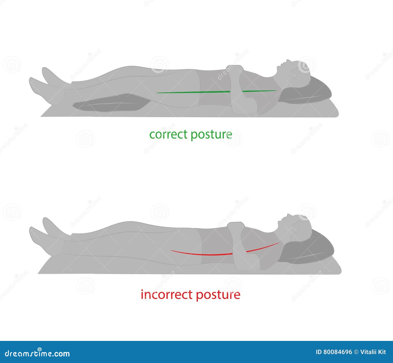 Man Sleep On Back Icon. Element Of Sleeping Position Illustration ...