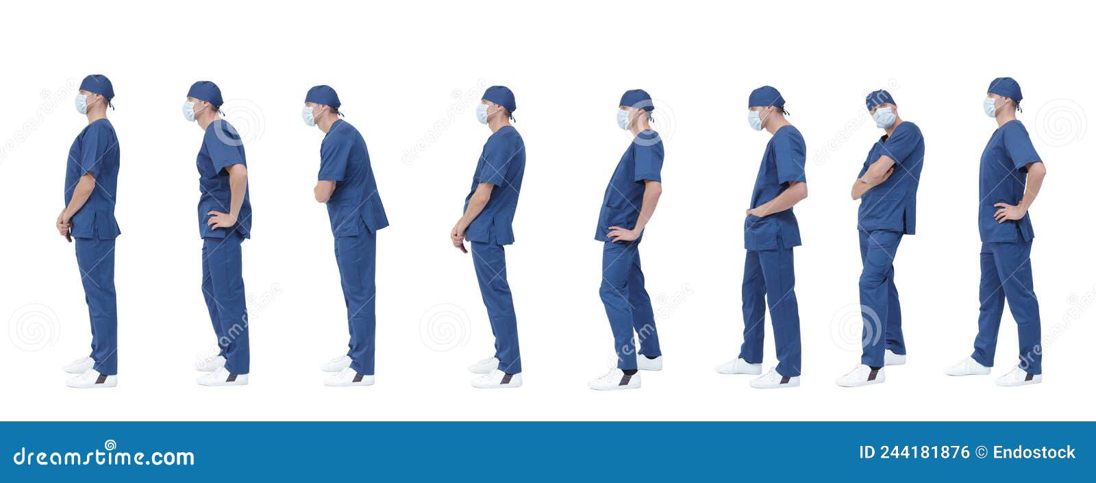 Correct and Incorrect Standing Postures Stock Photo - Image of eight ...