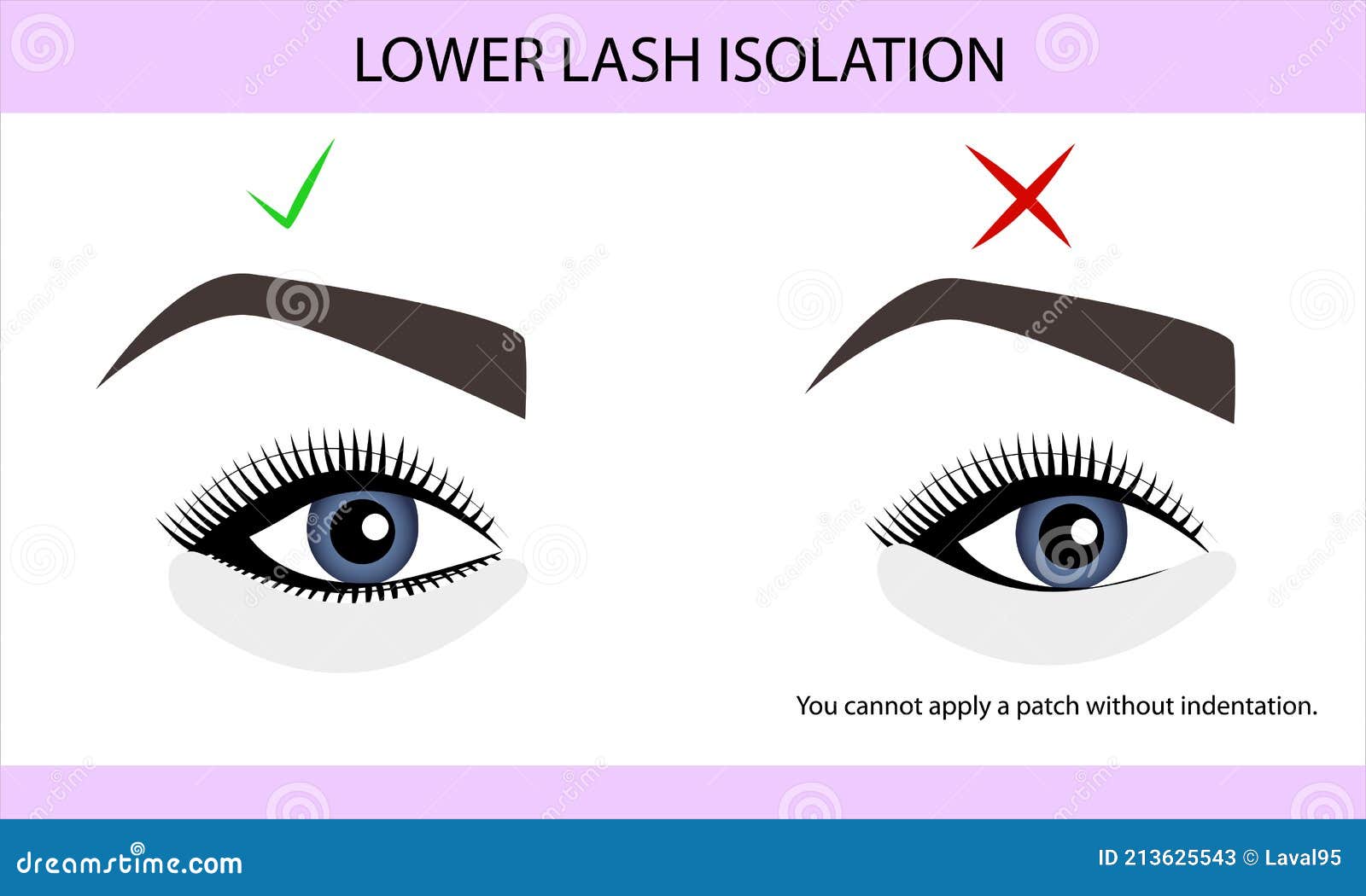 Correct Isolation of Lower Eyelashes in Upper Eyelash Extension, Guide ...