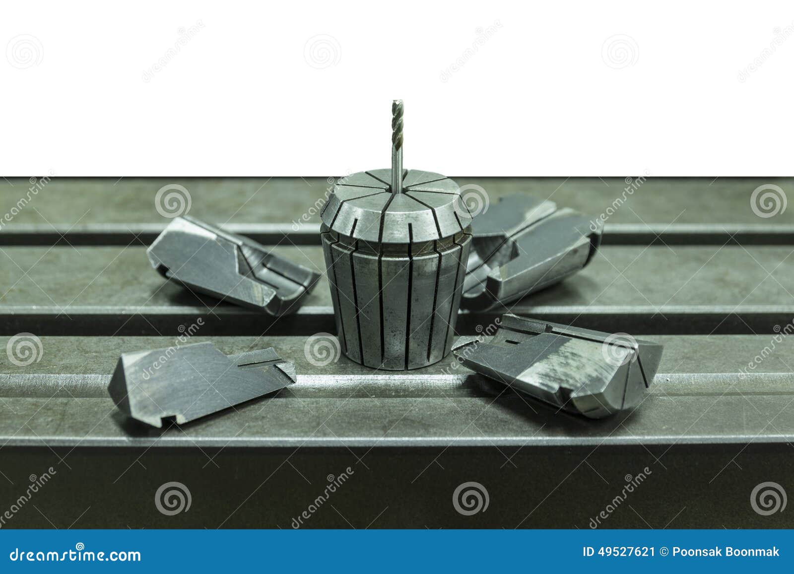 Correct Milling Machine Tool Broken Isolate Stock Image - Image of ...