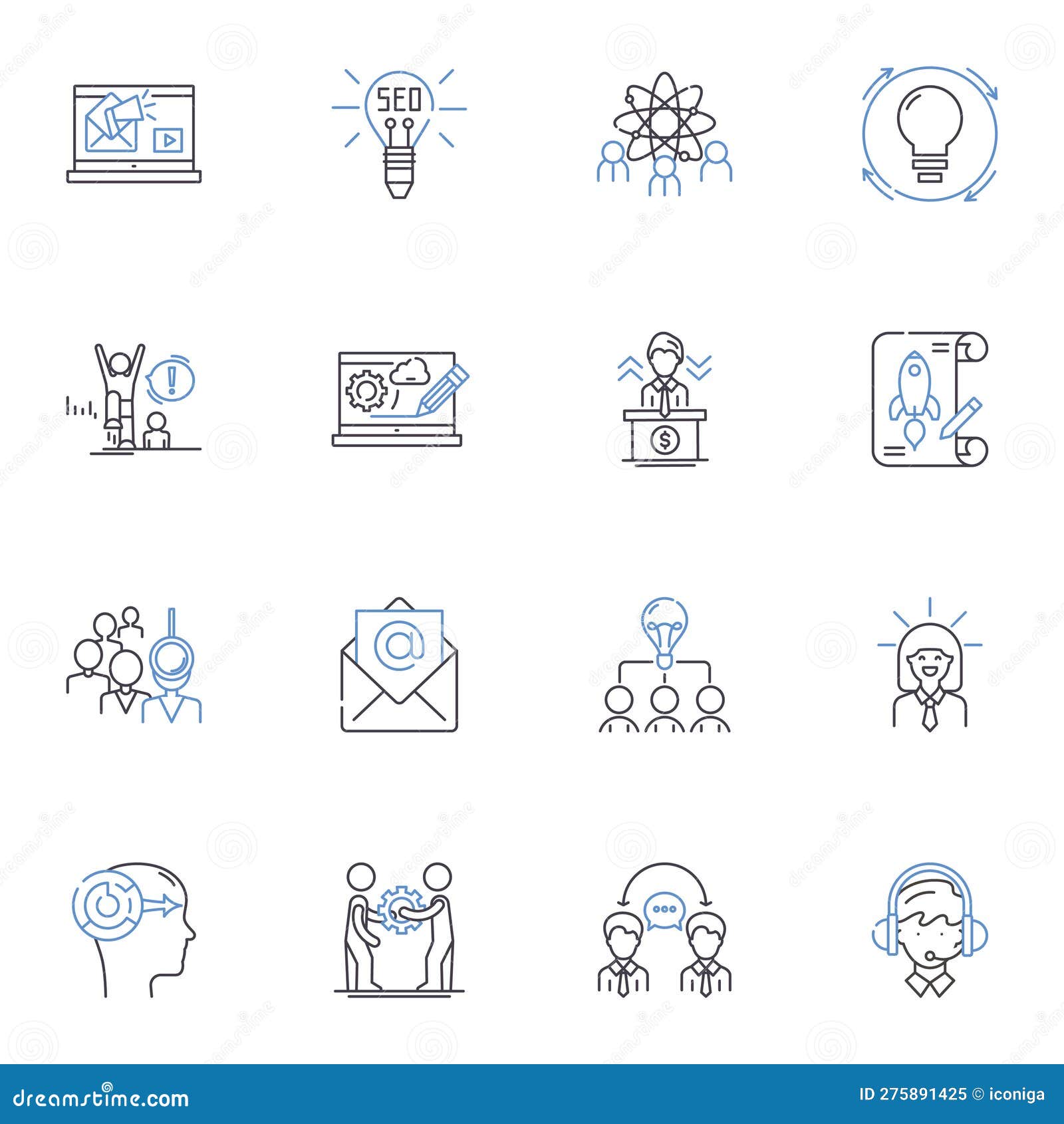 Correct Line Icons Collection. Accurate, Precise, Right, Apt, Proper ...