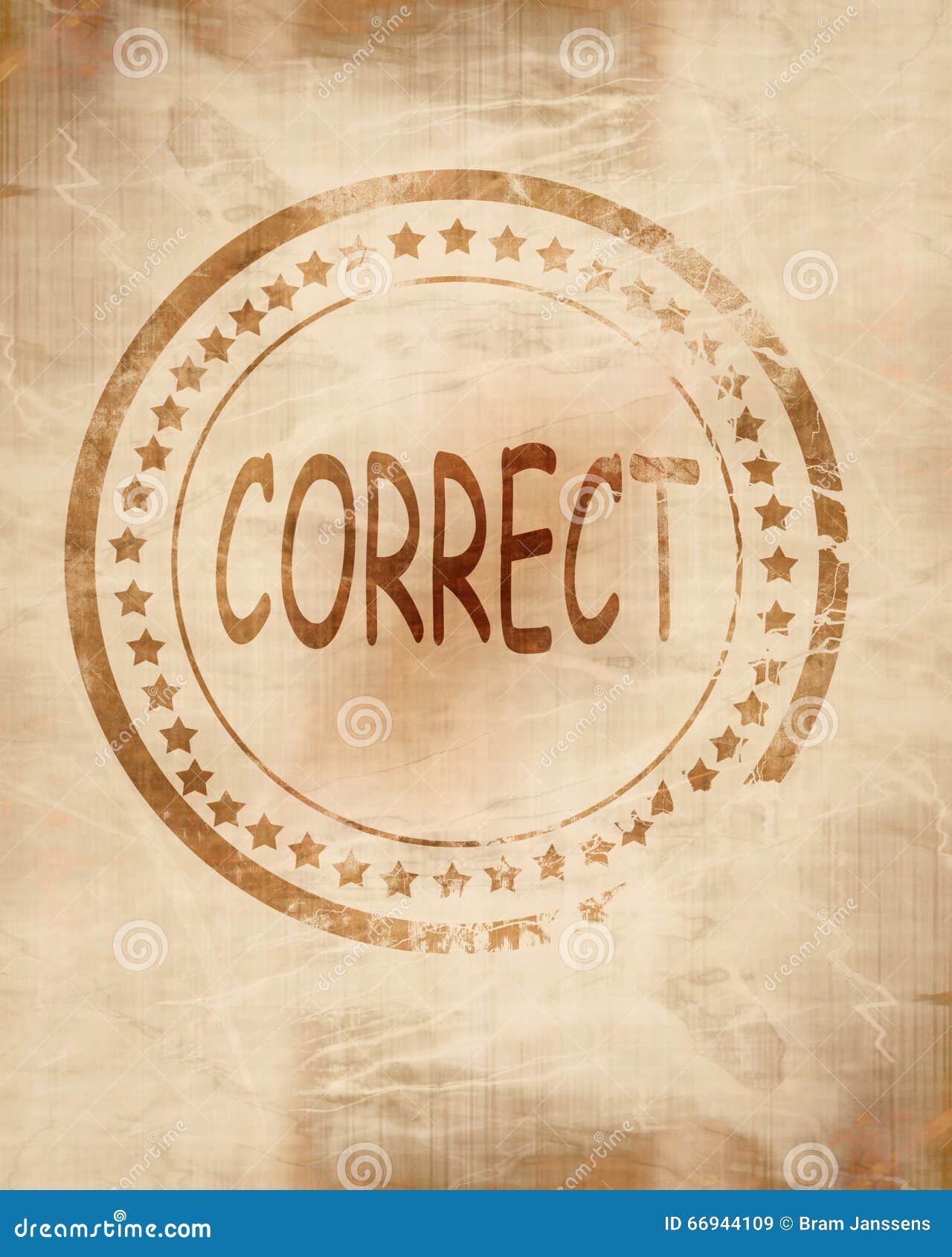 Correct Stamp on Grunge Background Stock Image - Image of grunge, right ...