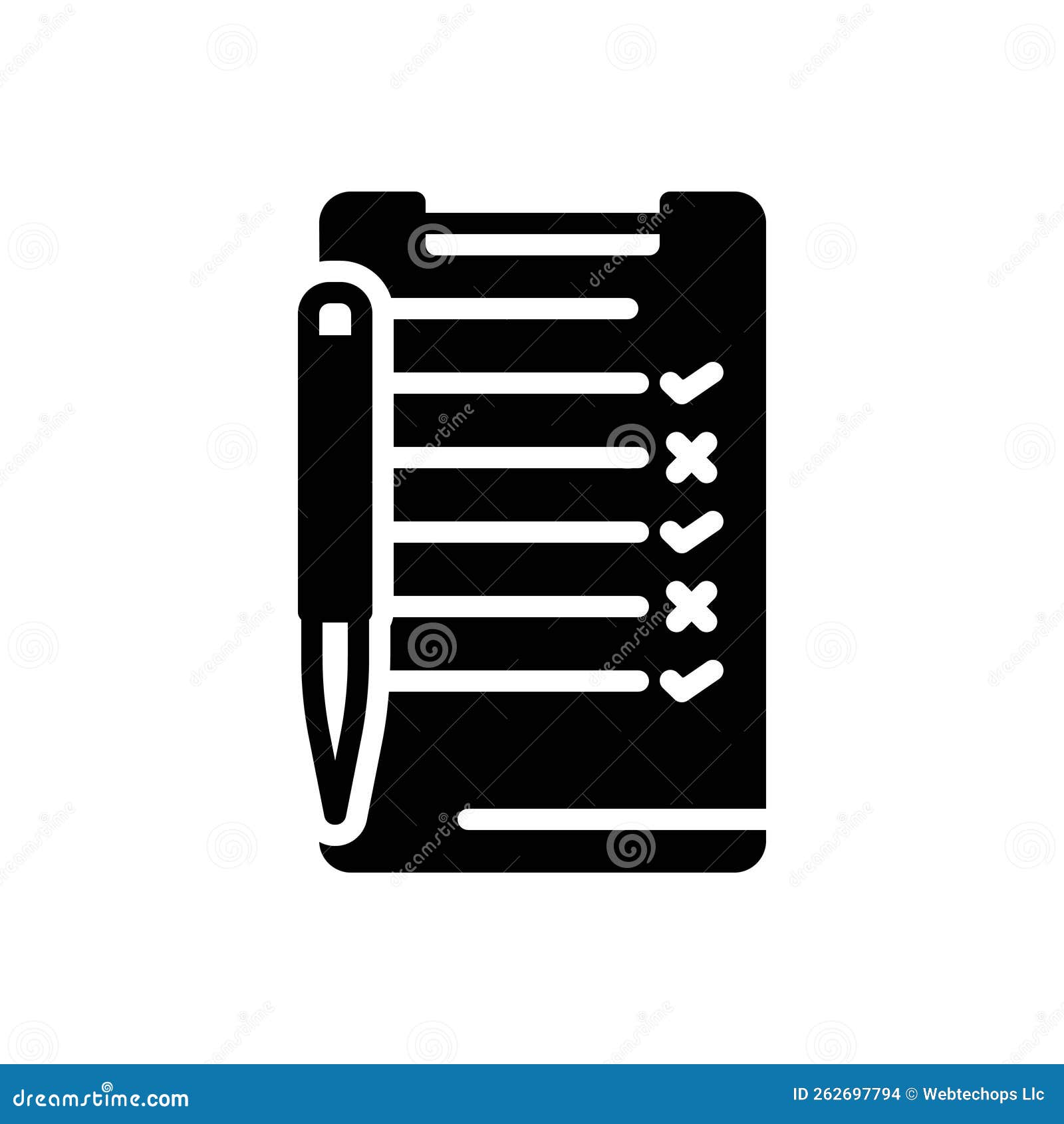 Black Solid Icon for Corrected, Revised and Revisionist Stock Vector ...