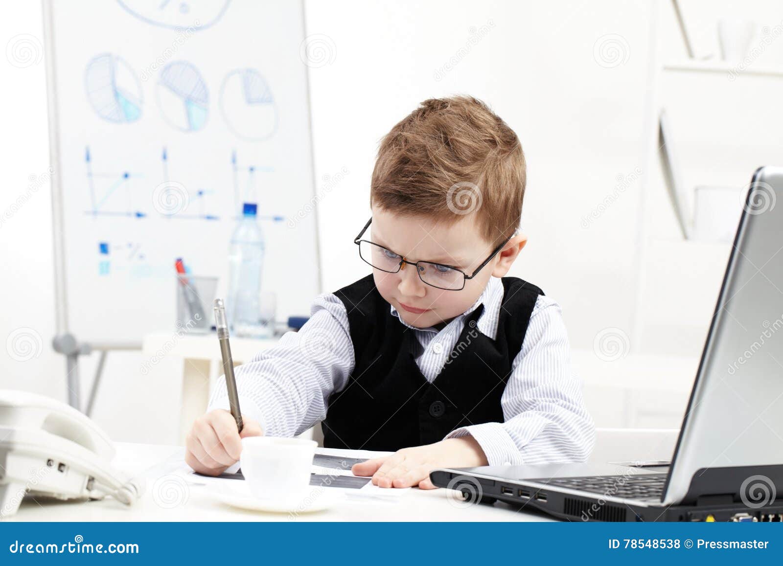 Correcting data stock photo. Image of chief, businessman - 78548538