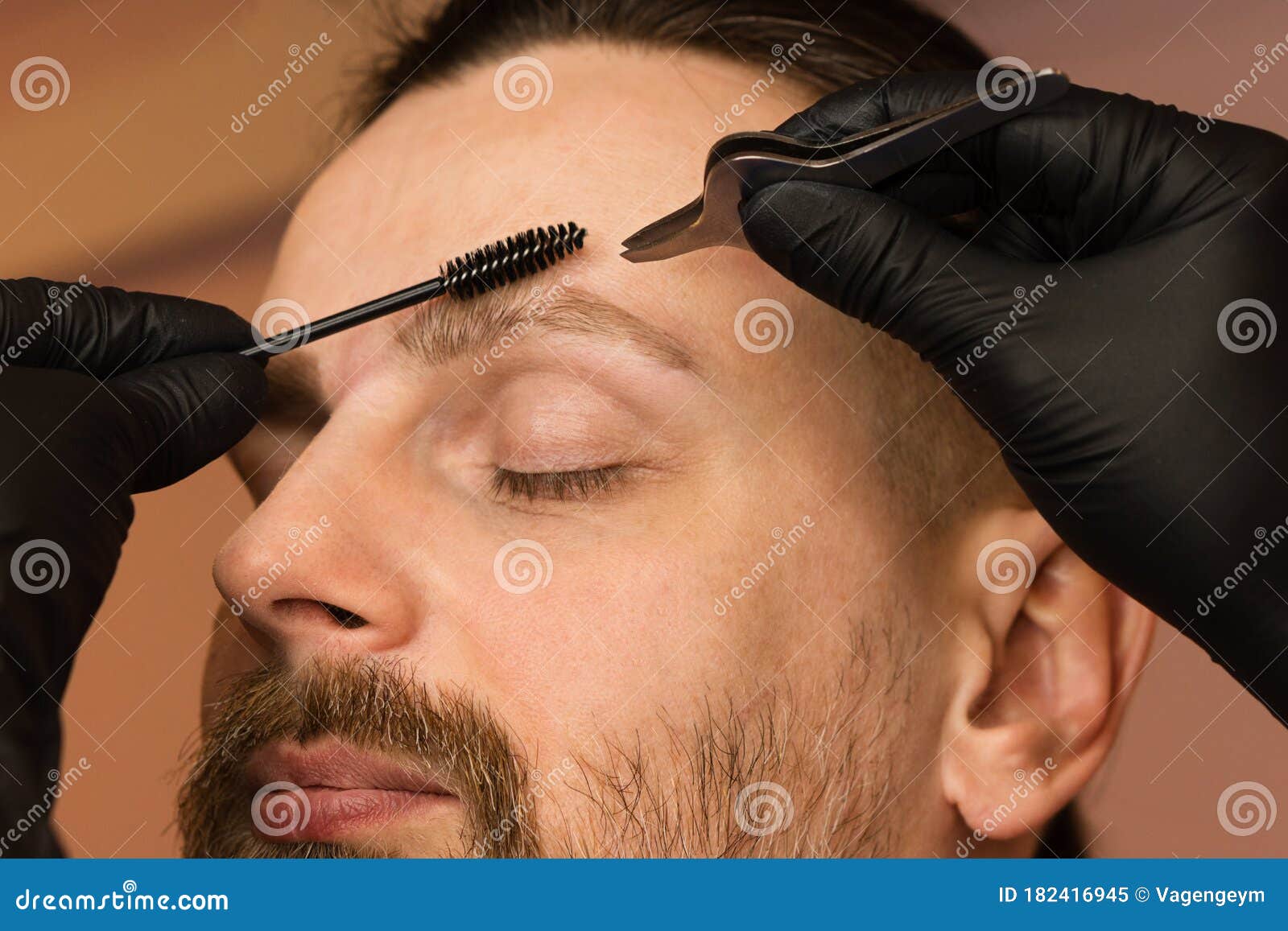 Eyebrow Threading Shapes Men