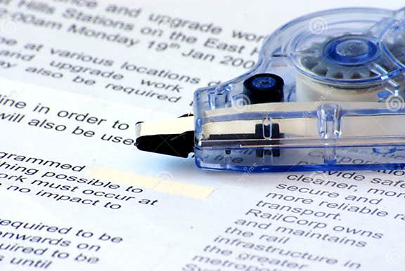 Correction stock photo. Image of cordon, change, repairing - 8135600