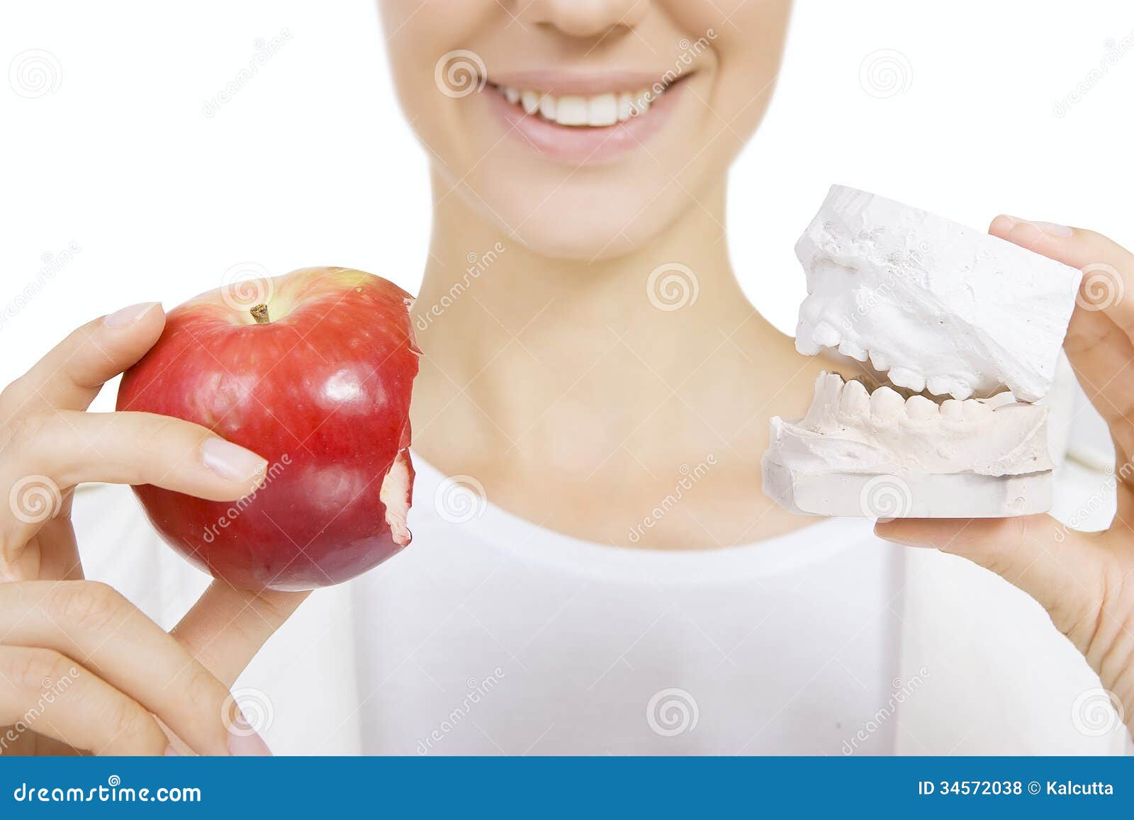 Correction of Bite (denture Model) Stock Photo - Image of daylight ...