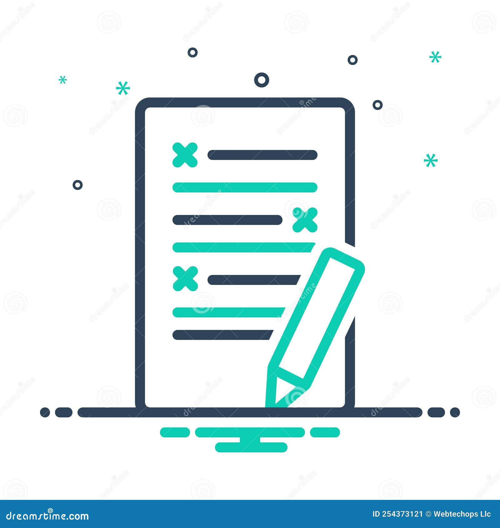Mix Icon for Correction, Improvement and Reform Stock Vector ...