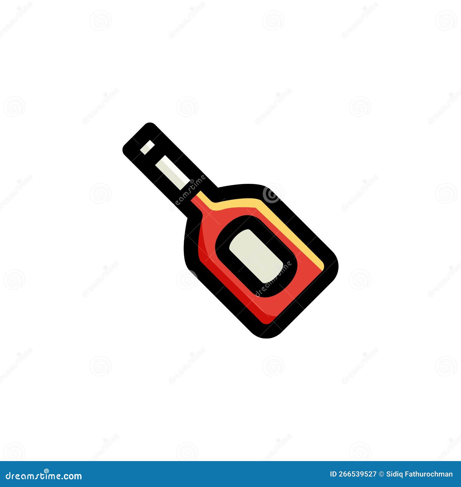 Correction Pen Icon stock vector. Illustration of stationery - 266539527