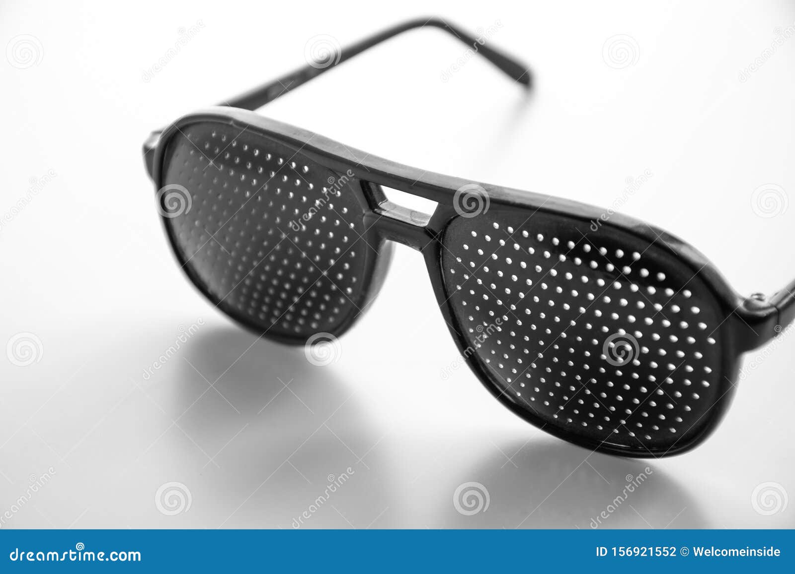 Correction of Vision by Special Glasses. Perforation Glasses for ...