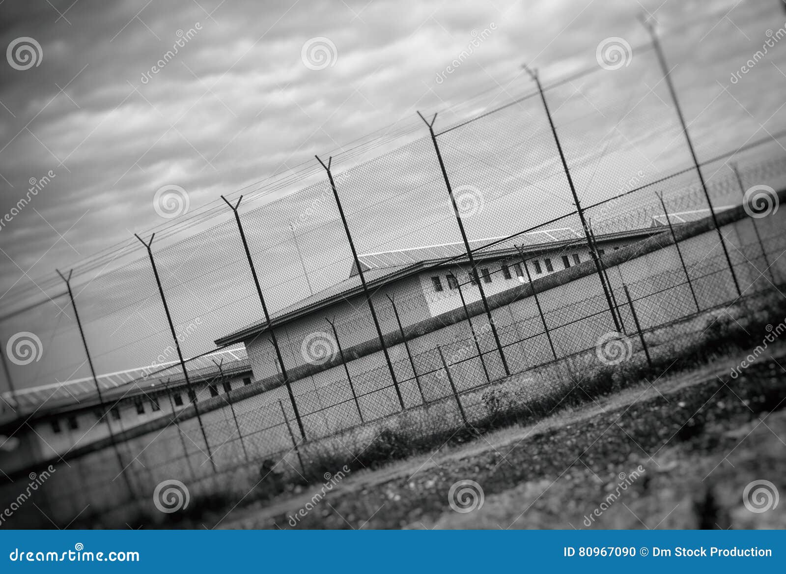 Correctional Facility. stock photo. Image of illegal - 80967090