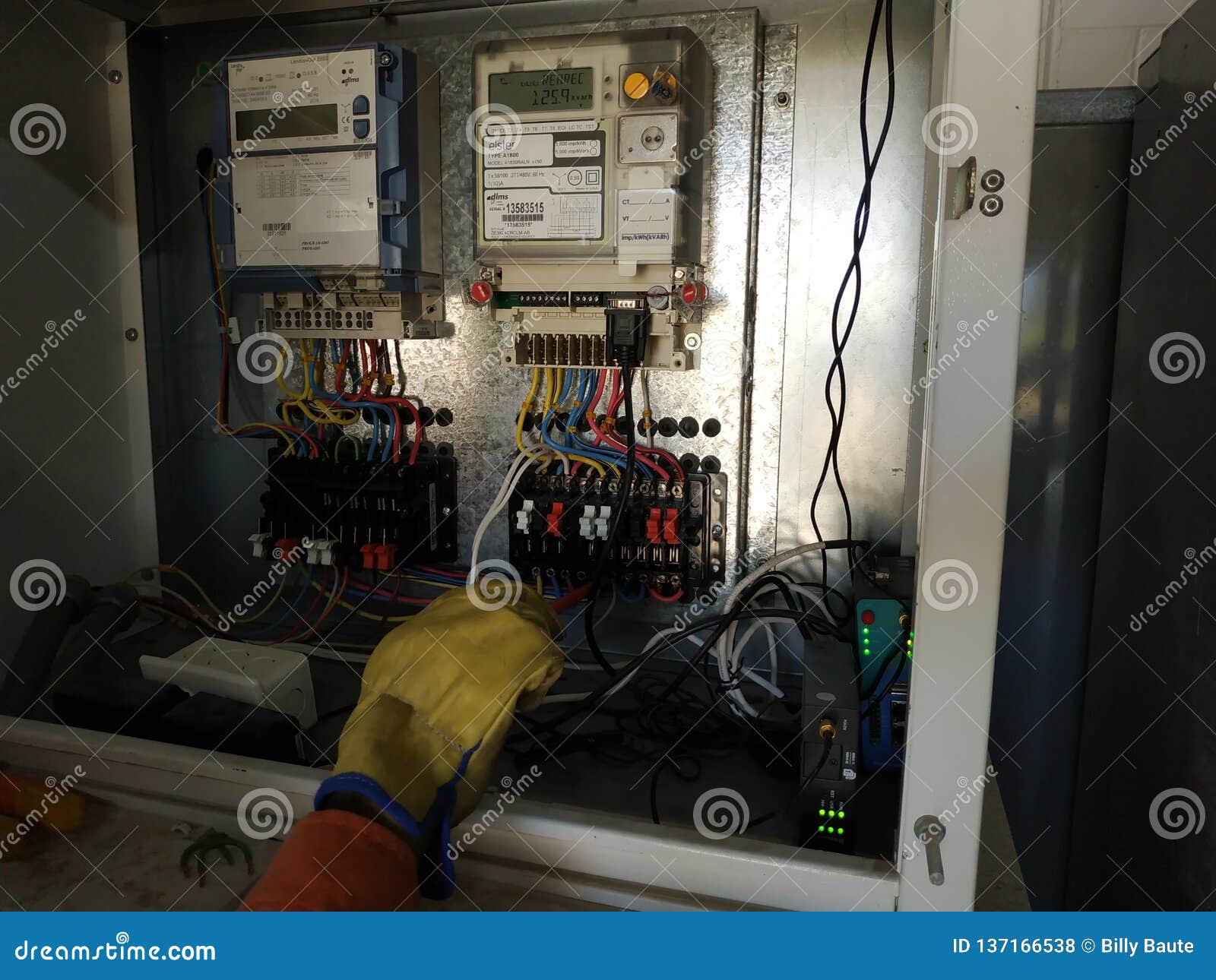 Corrective Electrical Manteniance Editorial Stock Photo - Image of ...