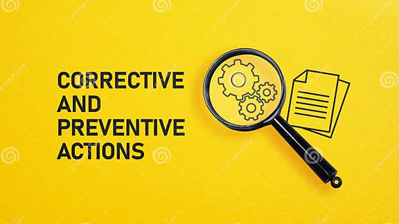 Corrective and Preventive Actions are Shown Using the Text CAPA Stock ...