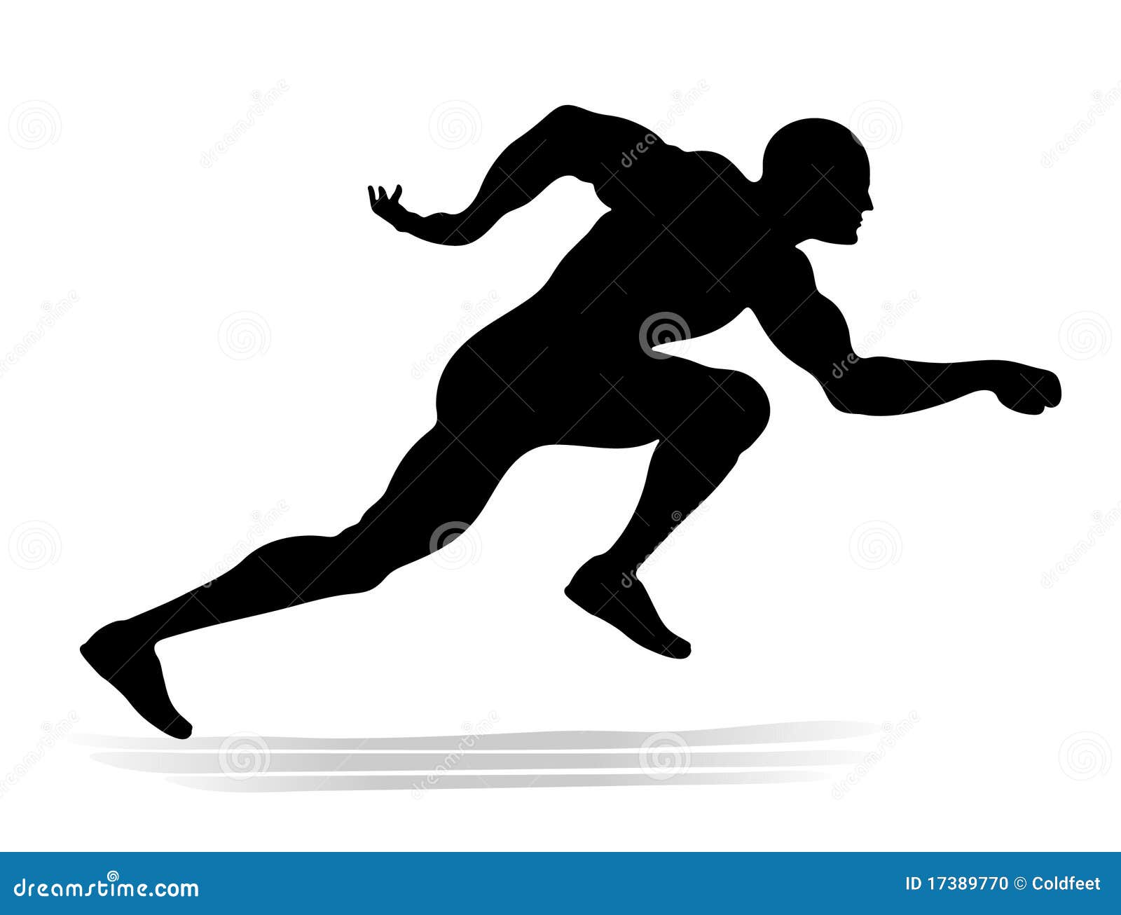 Corredor ilustración del vector. Ilustración de corredor - 17389770