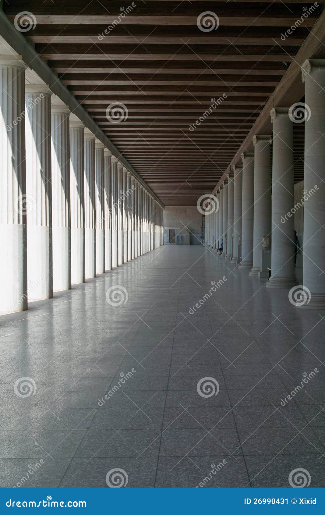 Corredor imagem de stock. Imagem de estrutura, longo - 26990431