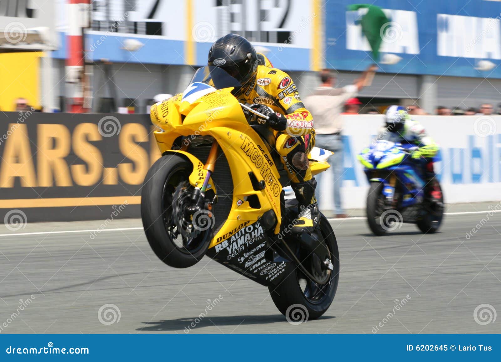 Corredor de Superbike imagen editorial. Imagen de deportes - 6202645