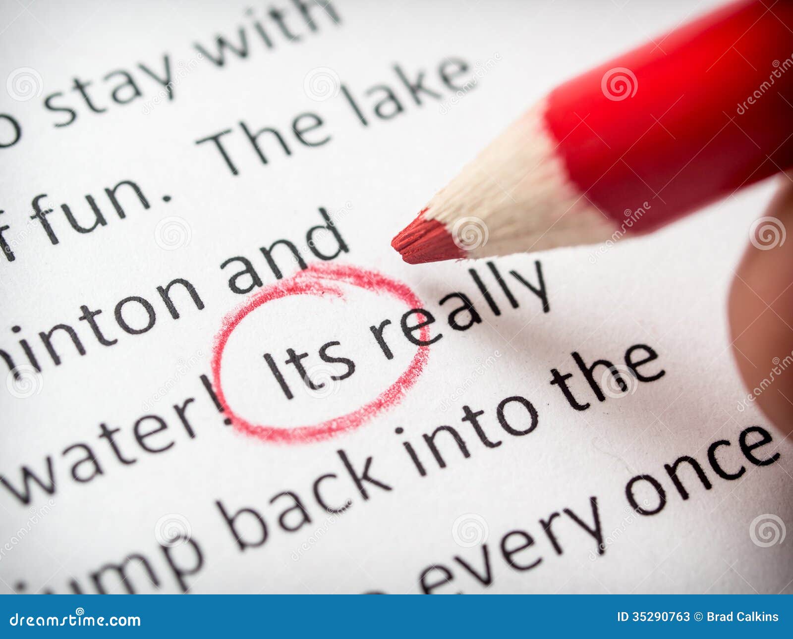 Corregir su error imagen de archivo. Imagen de inglés - 35290763