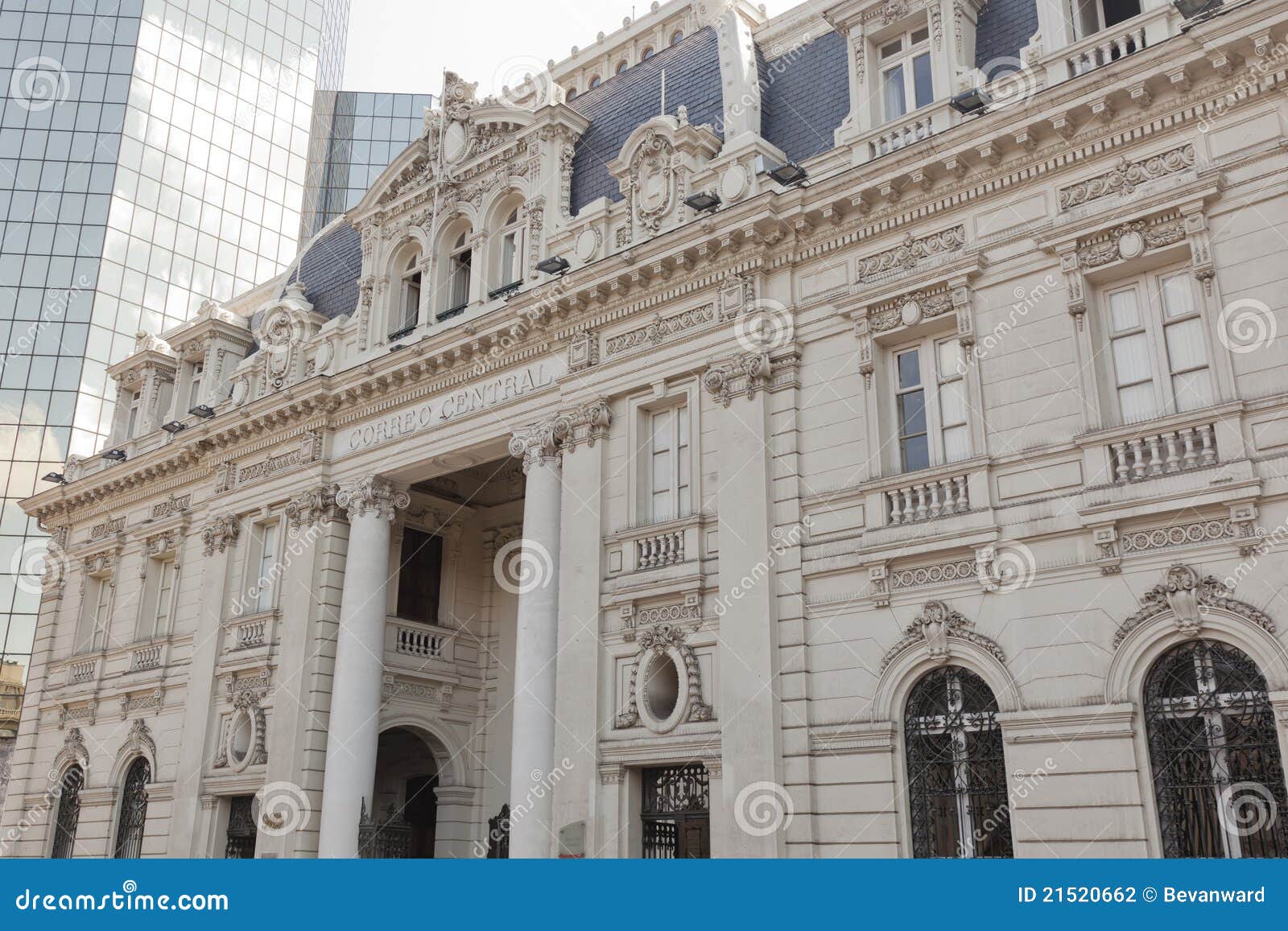 Correos de Chile stock photo. Image of telegraph, american - 21520662