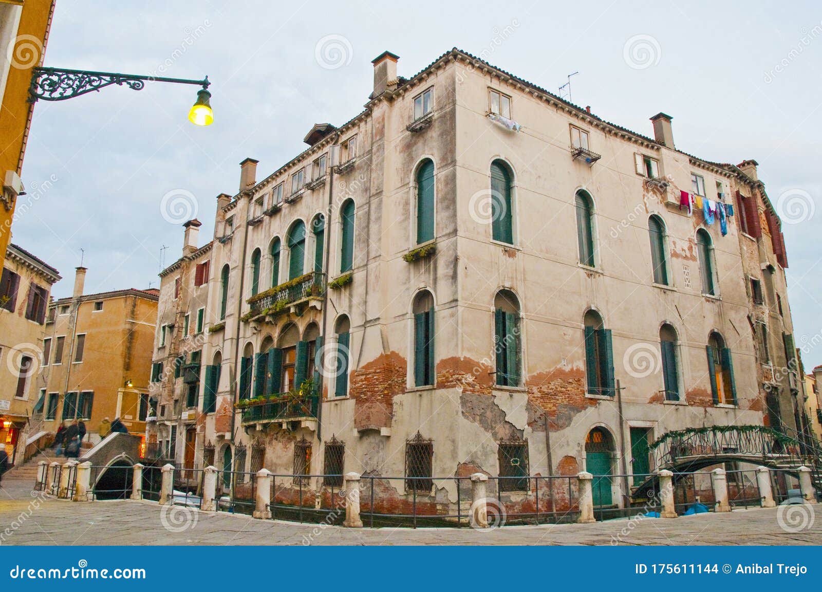 Correr-Contarini Palace at Venice, Italy Stock Photo - Image of veneto ...