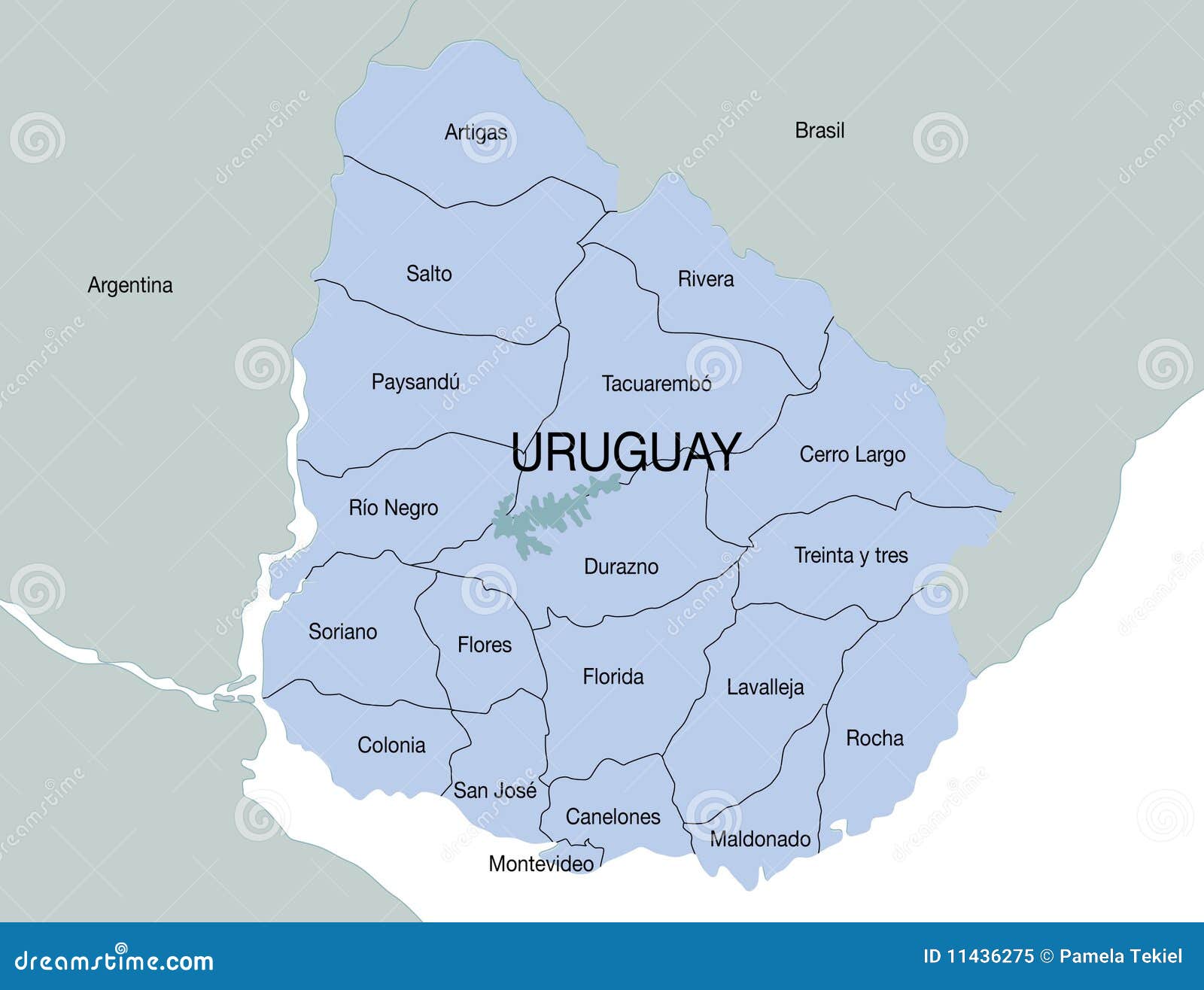 Correspondencia de Uruguay ilustración del vector. Ilustración de reino ...