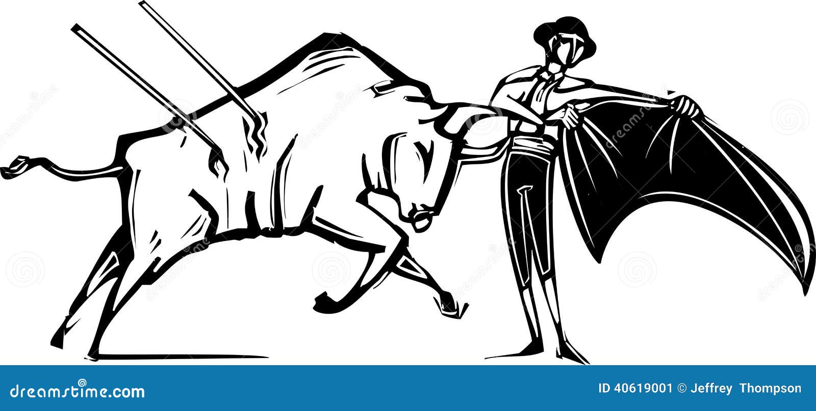 Corrida illustration de vecteur. Illustration du espagnol - 40619001